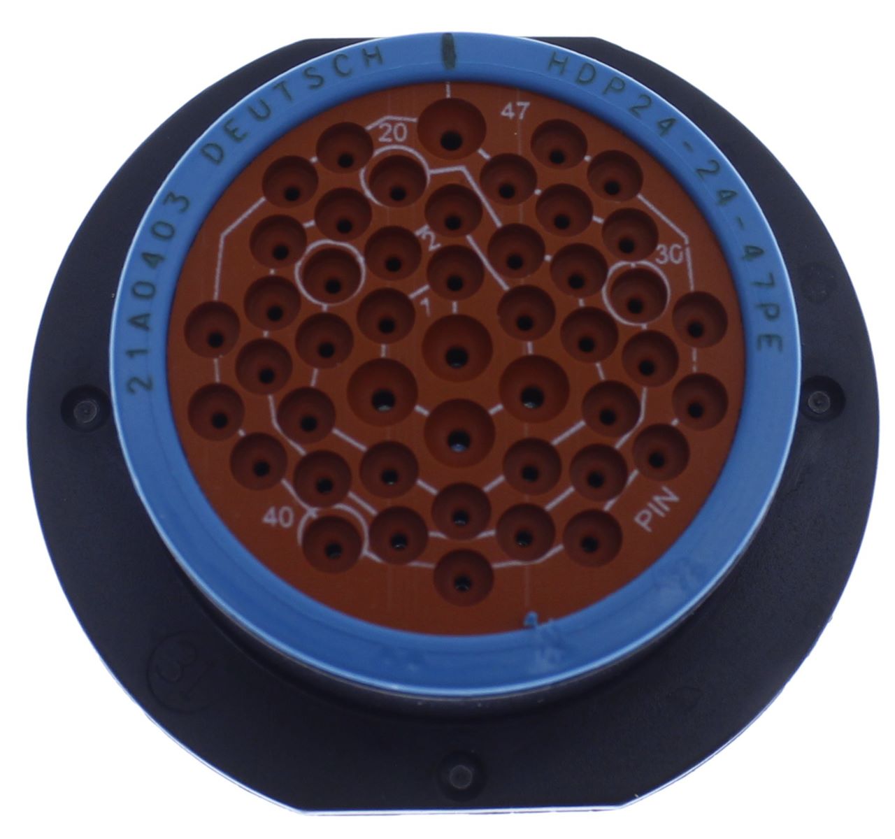 Firewall connector 47 pins - Incl. stikben (HAN) | Qualitec.dk