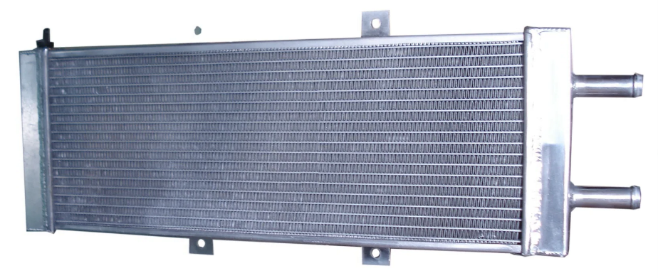 Air to Water Intercooler Heat Exchanger - Same side | Qualitec.dk